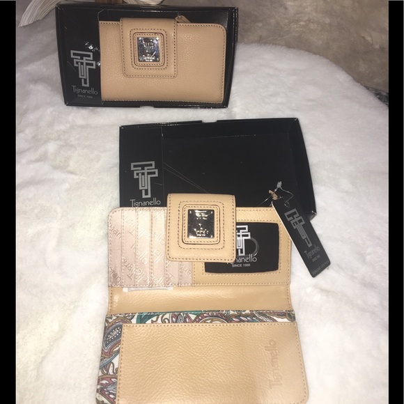 Tignanello | Bags | Tignanello Leather Check Book Carrier Wallet | Poshmark